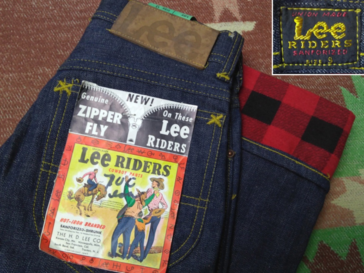Dead-Stock 50s BOY'S Lee RIDERS 151L-B Denim Jeans | Wonder Wear ヴィンテージ ...