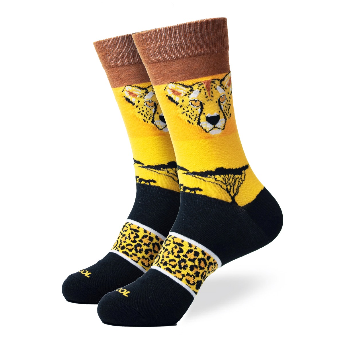 Savannah Cheetah socks サバンナ・チーター ソックス | socksteady | ポップでカラフルな靴下の通販