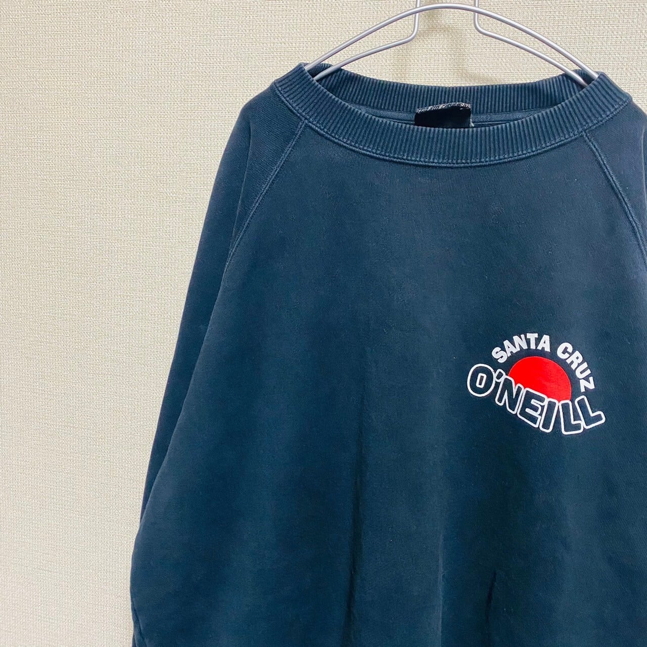 超希少】90s O'NEILL SANTA CRUZ アロハプリント ラグラン 超希少】90s O'NEILL SANTA CRUZ アロハプリント ラグラン