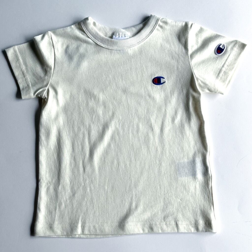 Champion Basic Logo T-Shirt【120cm】White | Circle tiny store