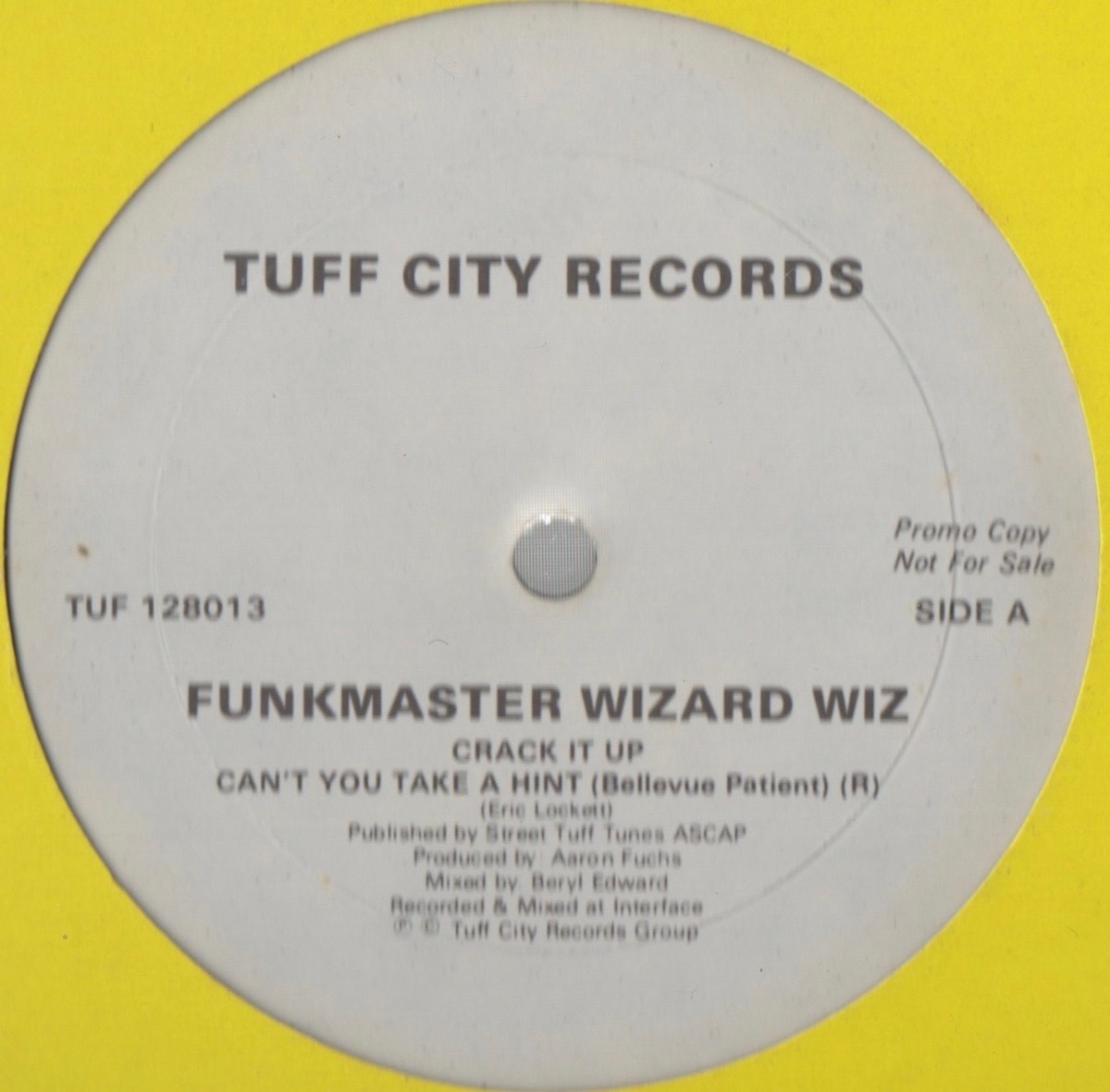 【12inch】Funkmaster Wizard Wiz / Crack It Up / Can't You Take A Hint ...