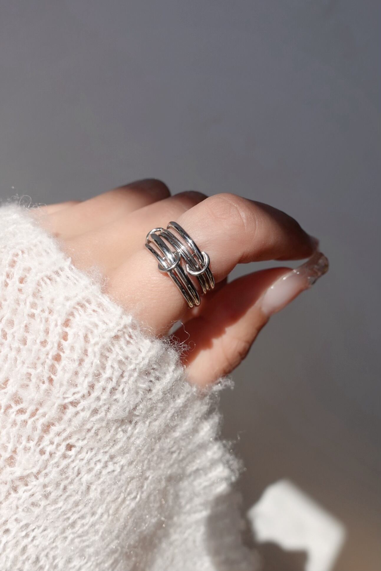 four arrange ring | 金属アレルギー対応のアクセサリー crea.jewelry