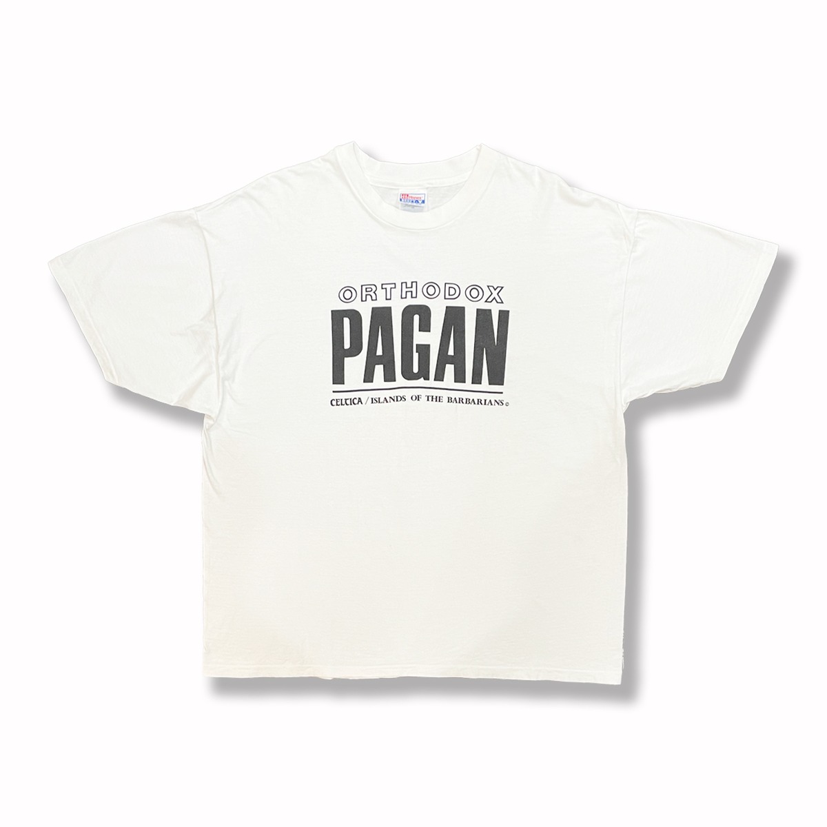 ORTHODOX PAGAN 90s HANES VINTAGE TEE | BENJAMIN AUTHENTIC CLUB