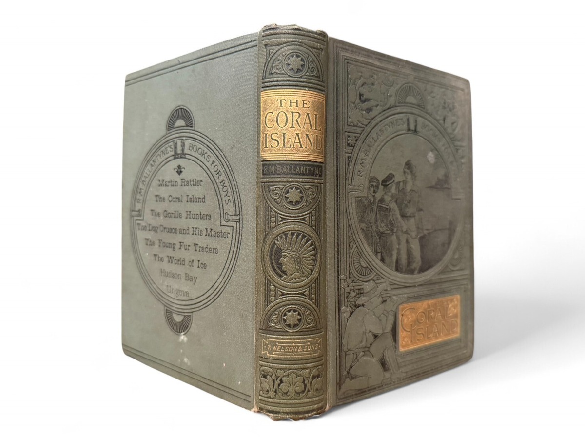 【SL549】【NEW EDITION】The Coral Island: a Tale of the Pacific Ocean(1899 ...