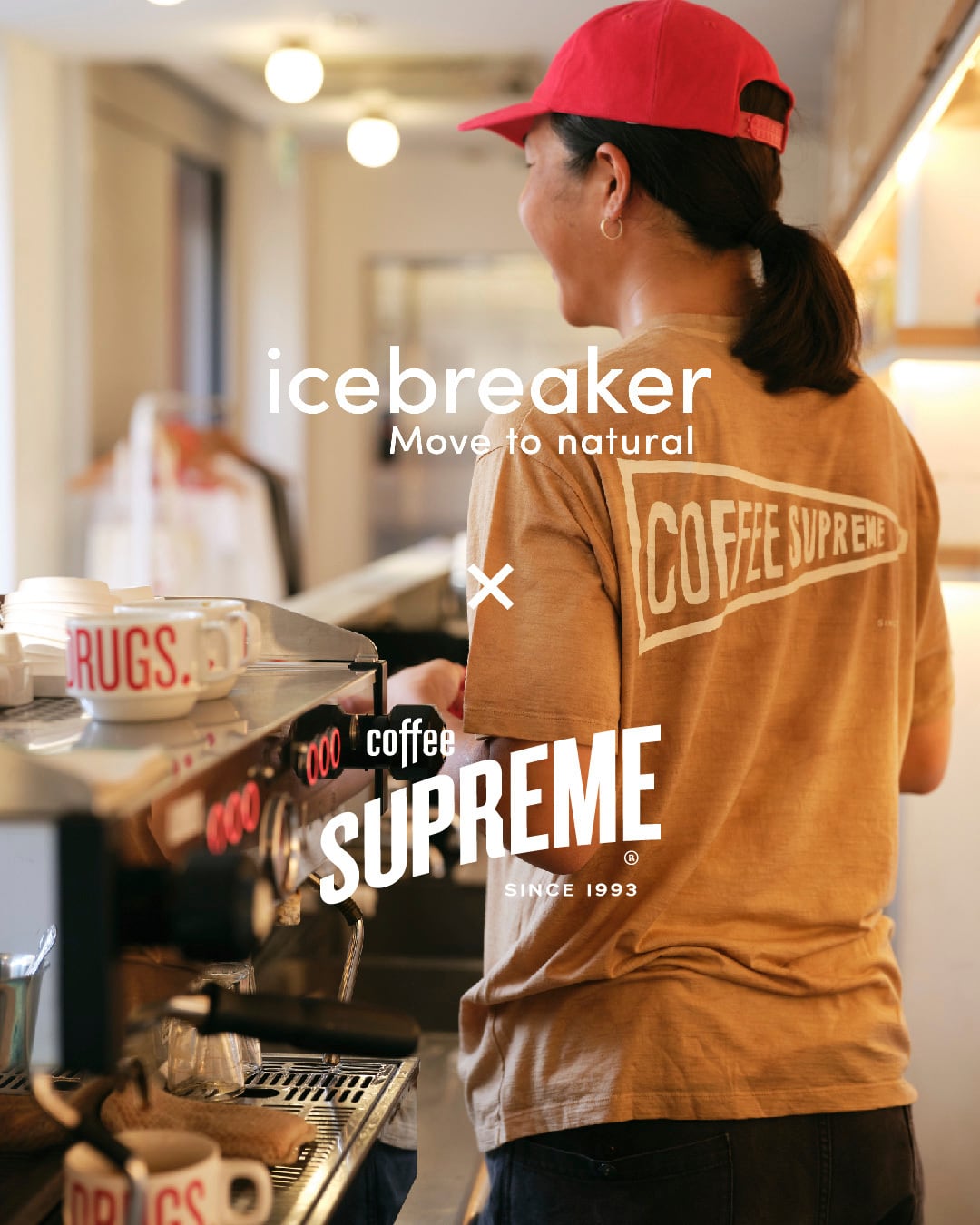 icebreaker x Coffee Supreme Japan メリノウール/NAUGHTY MILK＜オンライン限定＞ | Coffee ...