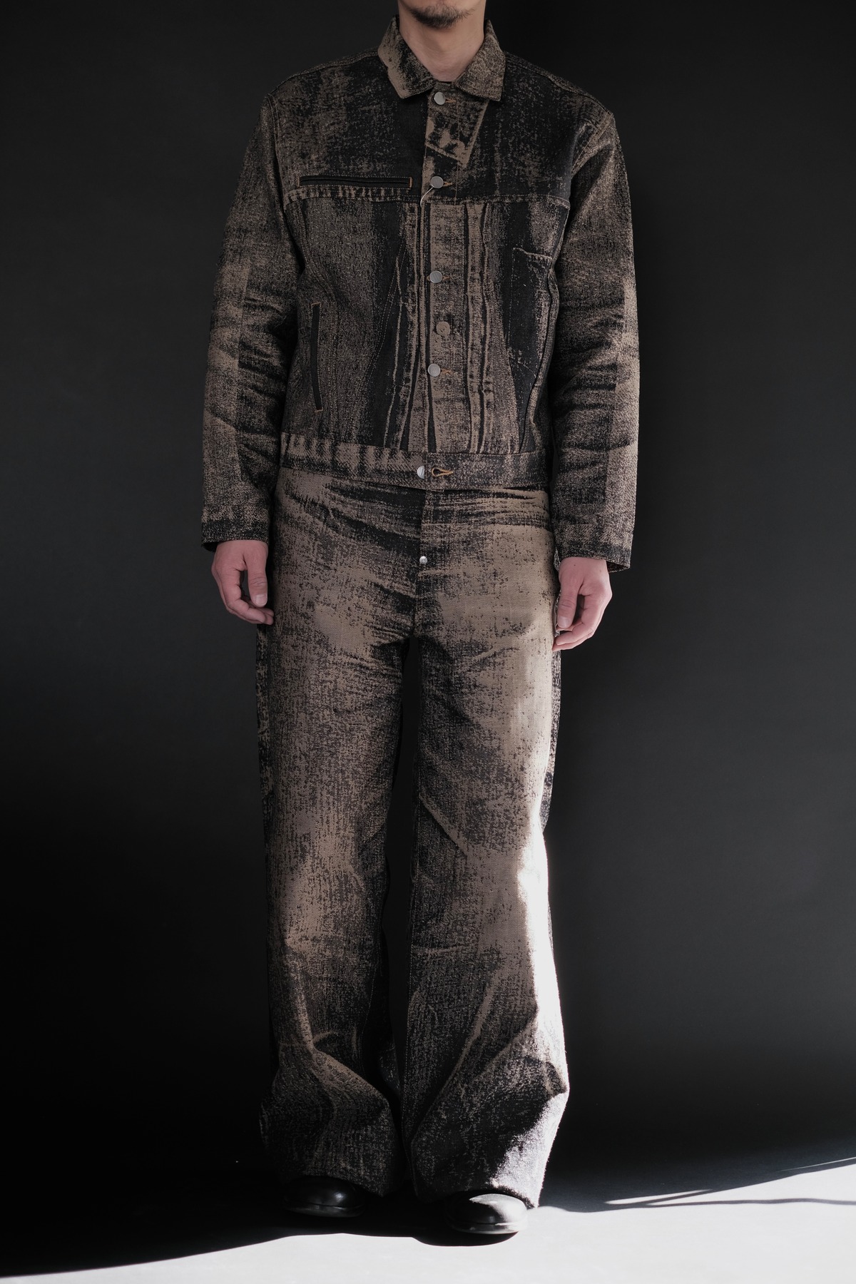 DAISUKE TANABE / x-ray jacuard denim jacket | LIVING
