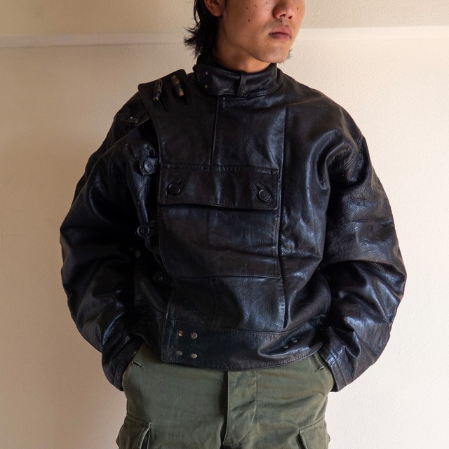 Swedish Army Dispatch Riders Goat Skin Motorcycle Jacket 50's | 'bout