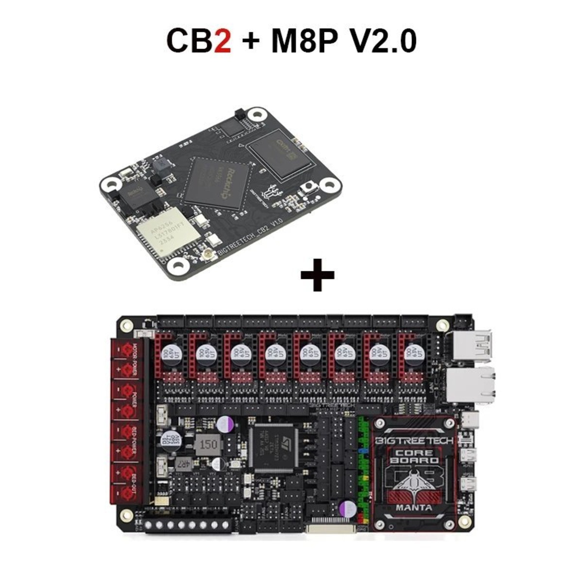 BIGTREETECH CB2 コアボード Rockchip RK3566 32GB eMMC 3D マザーボード M8P 2.0 搭載 S22d7014242714_3 | e-通販
