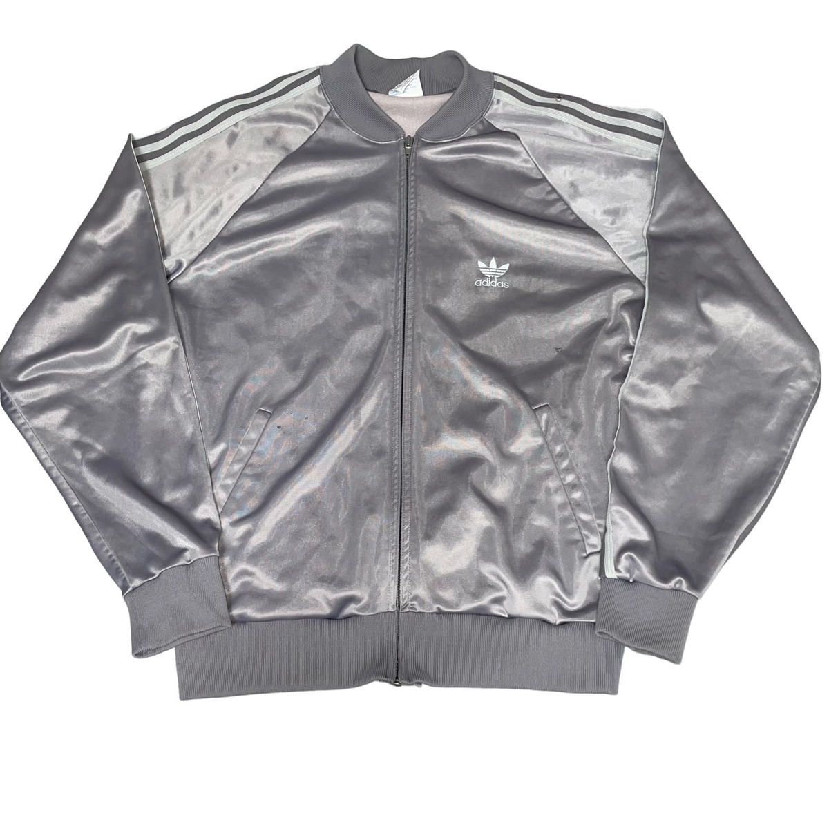 80s adidas vintage Track Jacket 「ATP」SILVER GRAY XL | buff（バフ）