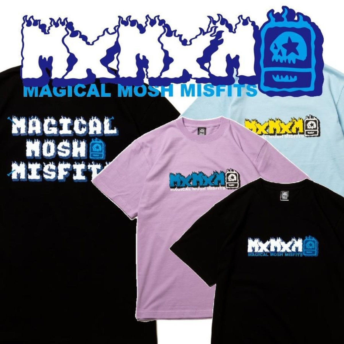 MxMxM 】メラメラモッシュミスフィッツ TEE マジカル マモミ | ストリートファッション MOSHMACHINE@BASE店