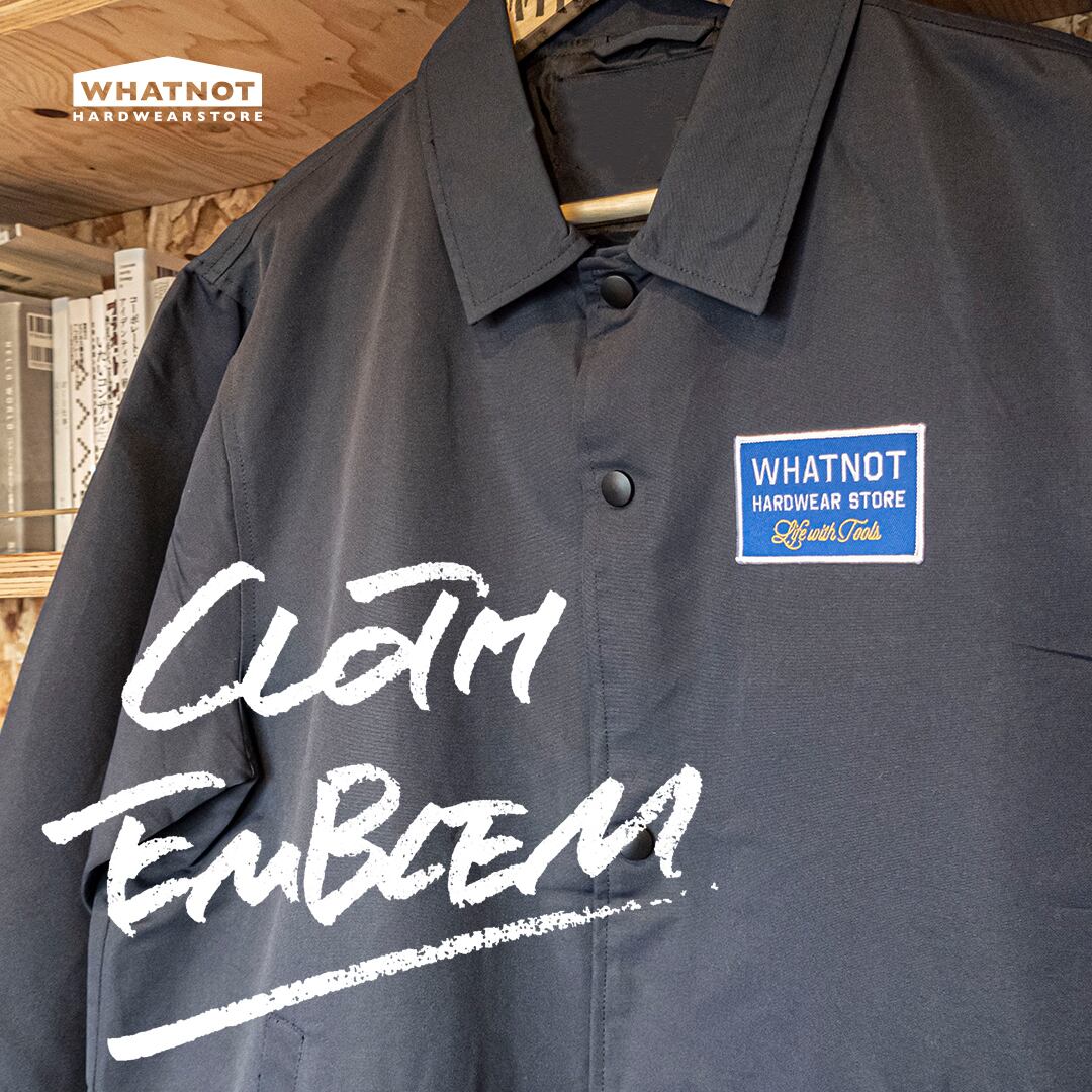 WHATNOT HARDWEAR STORE／Original Cloth Emblem | WHATNOT HARDWEAR STORE