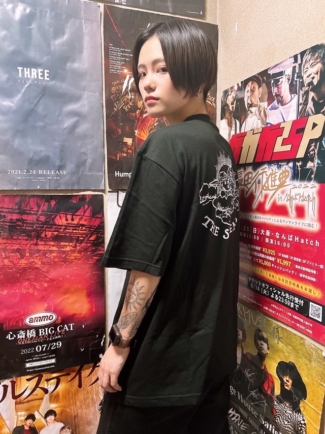 HEAVEN-SENT Tee - Black / ヘブン・セントTシャツ黒(THE STARBEMS) | ヒダカトオル/TORU HIDAKA公式OfficialショップShop