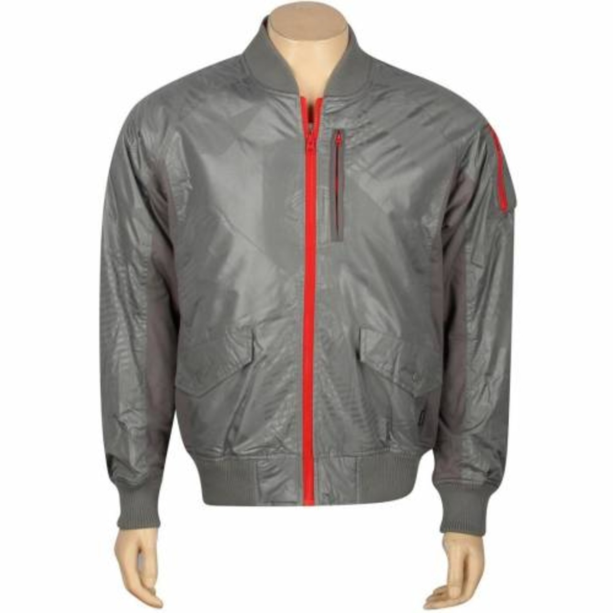 ジャケット ロックスミス メンズ 【 SPEAKER JACKET GREY RED COLOR 】 | スニーカーケース