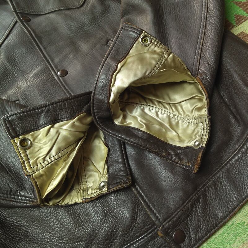 70s Mid Western SPORT TOGS Snap-Front Deerskin Leather 70s Mid Western SPORT TOGS Snap-Front Deerskin Leather