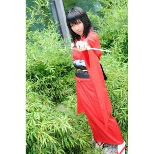 K2179 空の境界 両儀式 着物 風 コスプレ衣装 cosplay コスチューム