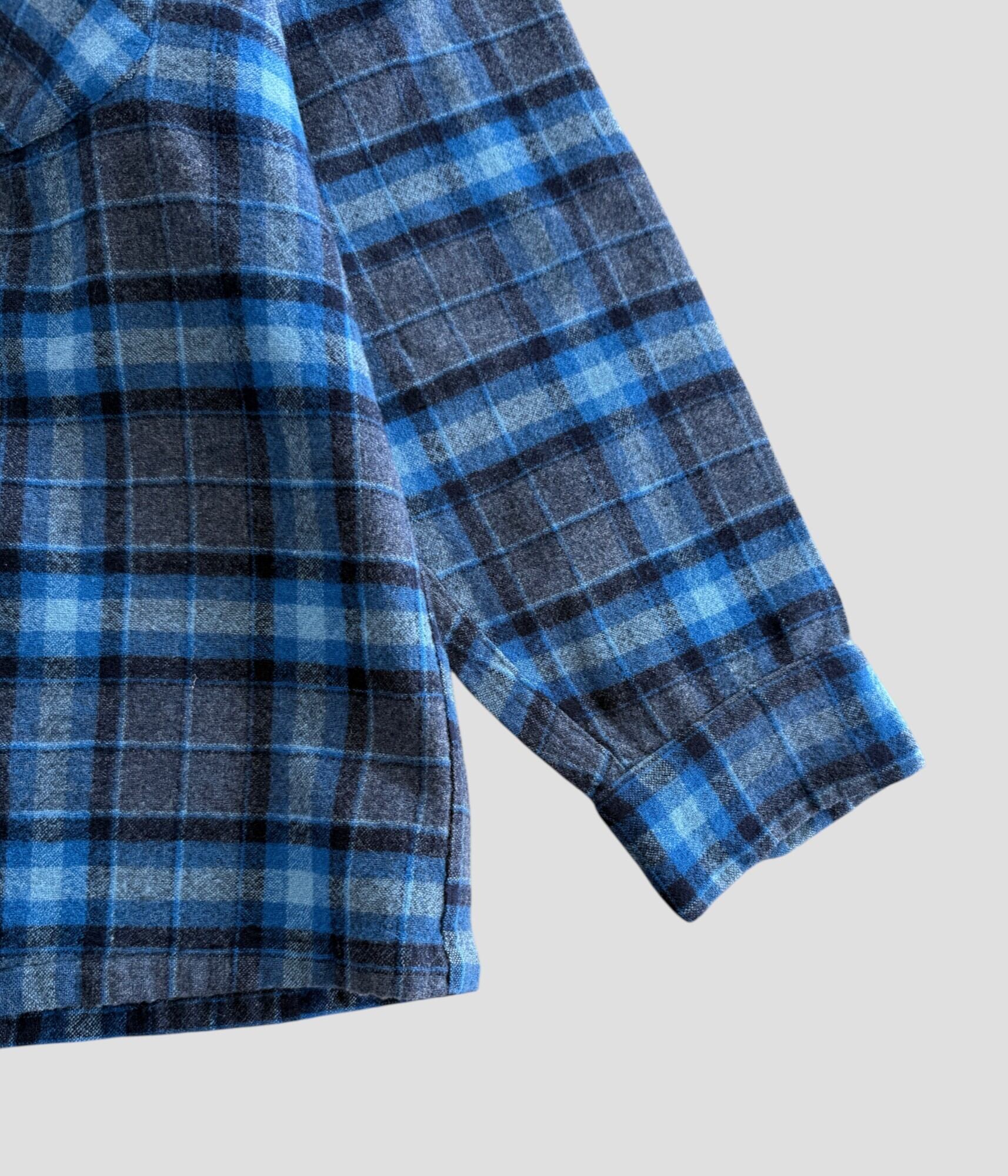 -PENDLETON- Vintage 70s XL opencollar Check Shirt | BEGGARS BANQUET公式通販サイト 古着・ヴィンテージ
