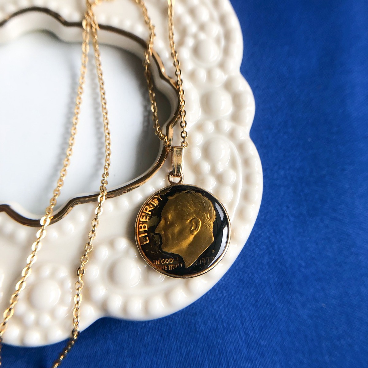 thermo change coin necklace[n-355] ヴィンテージネックレス | LEO VINTAGE レオヴィンテージ