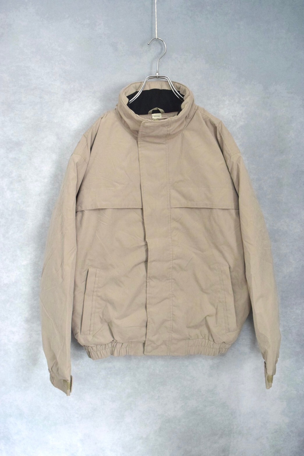 old “ st jones bay ”peachskin pudding turtle neck jacket / size m ...