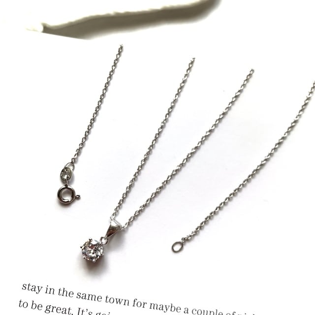 SV925 Zirconia Cubic Necklace | Akto SV925 Zirconia Cubic Necklace | Akto