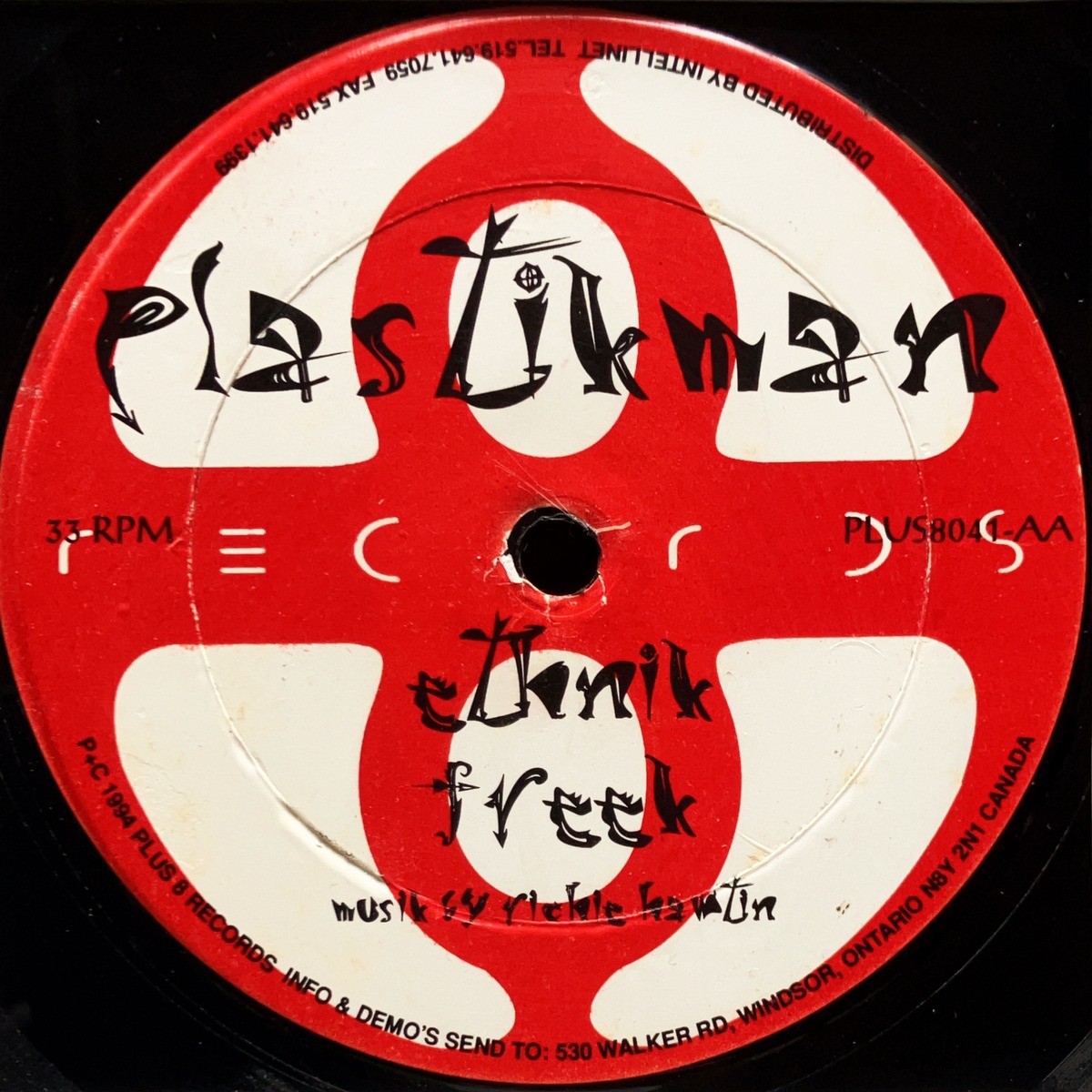 【12”】Plastikman / Plastique (Plus 8 Records) (PLUS8041) | cpvinyl ...