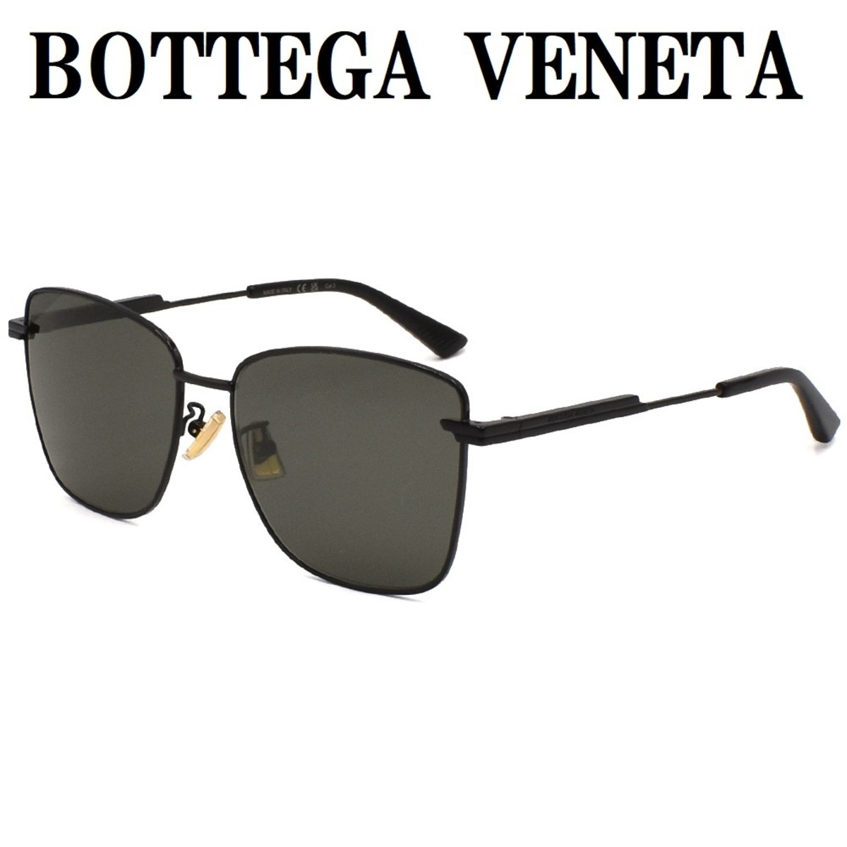 国内正規品 BOTTEGA VENETA SUNGLASSES ASIAN FIT BV1237S 001 GRAY BLACK ボッテガ ...