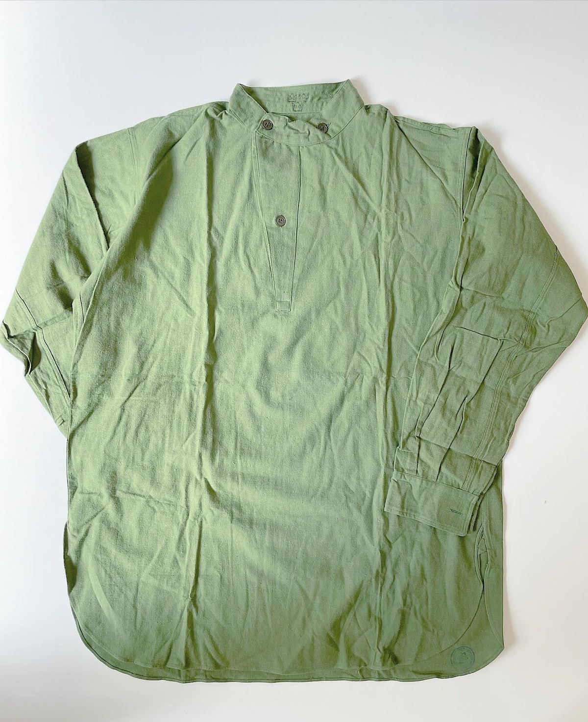 Dead stock 50’s Swedish army M55 shirt first pattern | LEYLINE CLOTHING