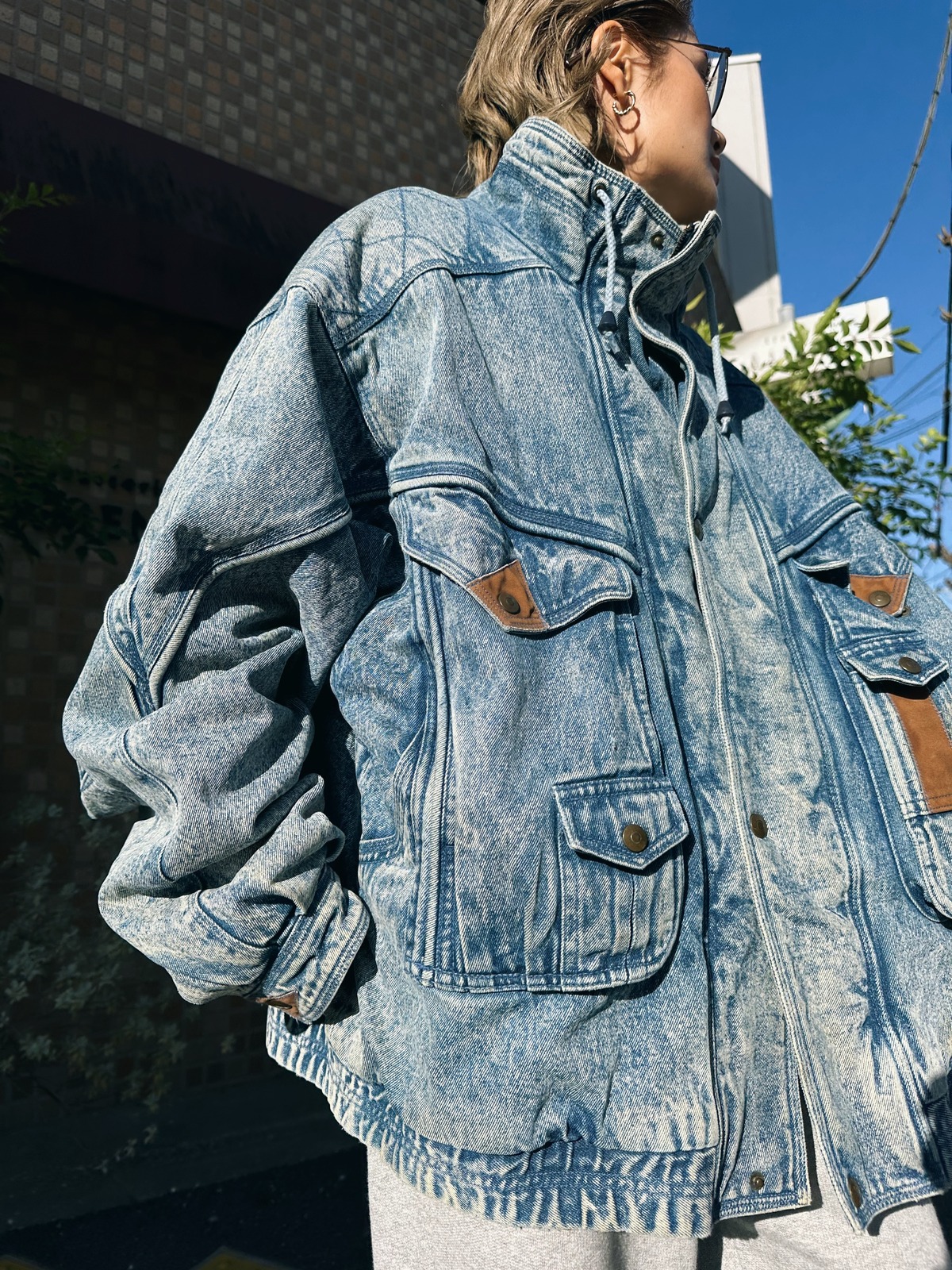 （OT1171）ZIP UP denim jacket | OVERLAP CLOTHING