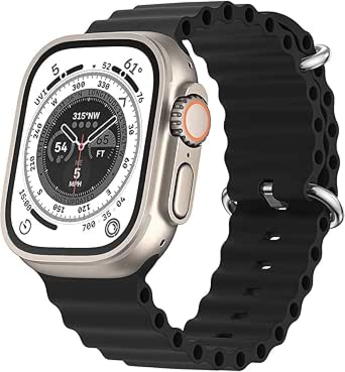 moruka Apple Watch用 バンド 49mm 45mm 44mm 42mm 41mm 40mm 38mm バックル付き ソフト ...