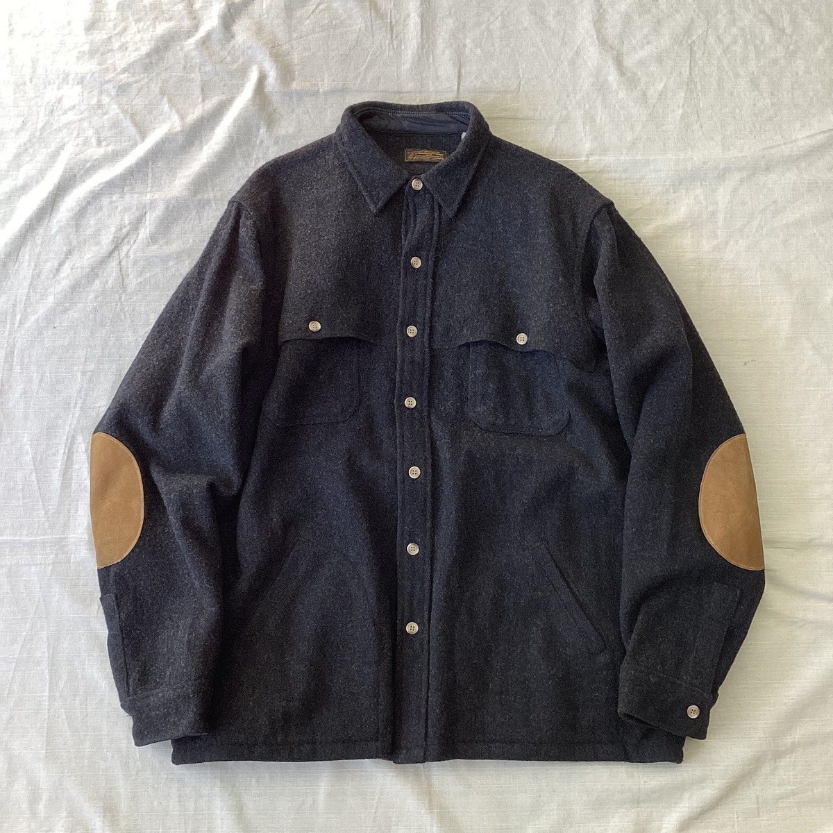 USA製 70’s~ Eddie Bauer/エディーバウアー ウールシャツジャケット ウールマーク 古着 fc-13200 | 古着屋 ...