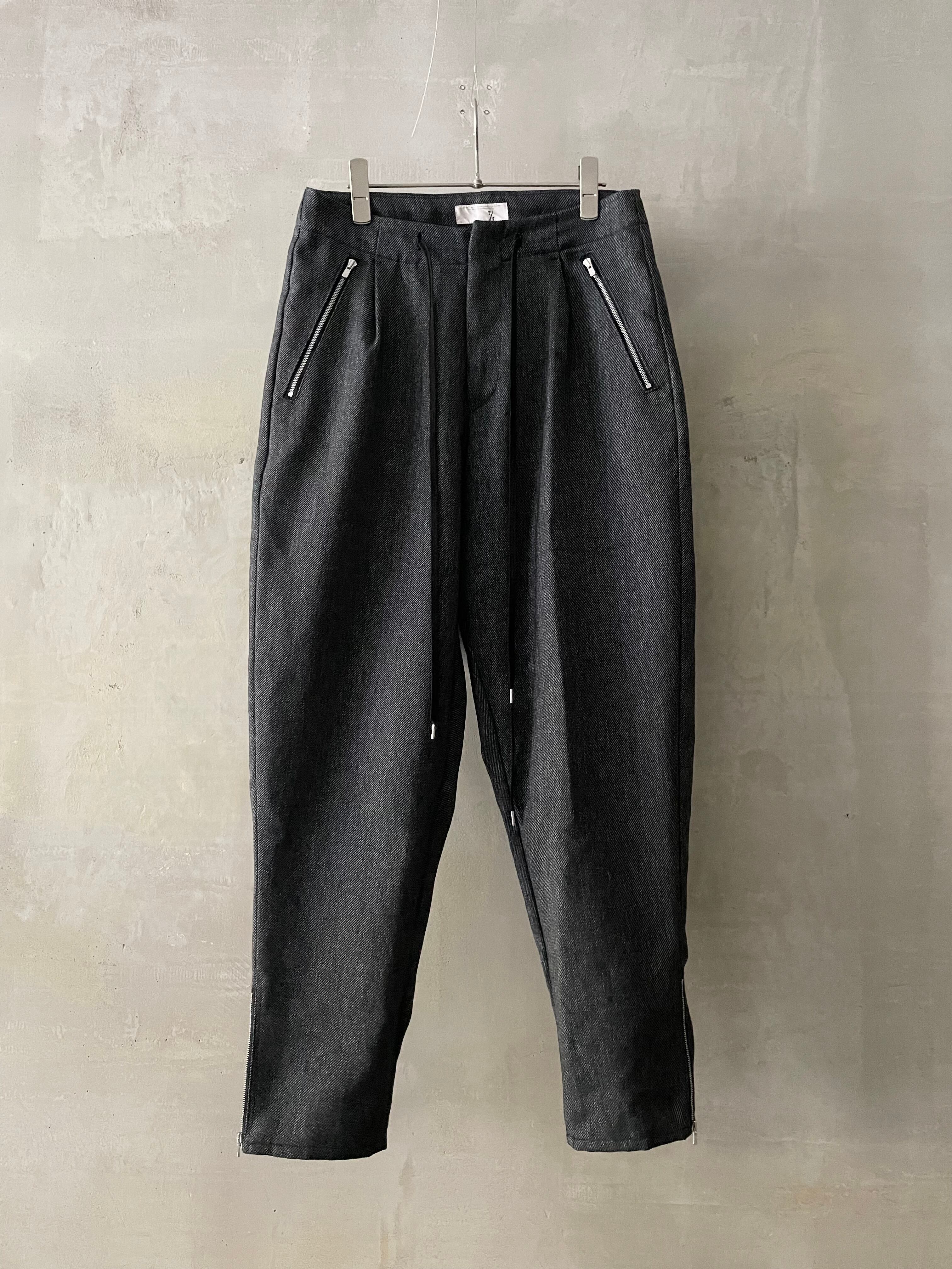 2019 T/f Polyester Twill Baggy Tapered Side Zip Pants (034) - combined ...