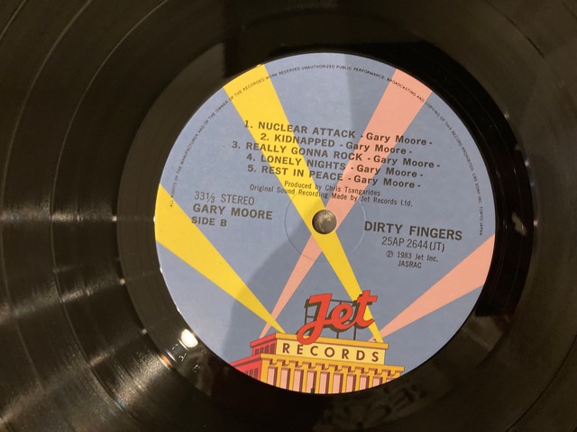 GARY MOORE / DIRTY FINGERS | sixteen records (シックスティーンレコード)