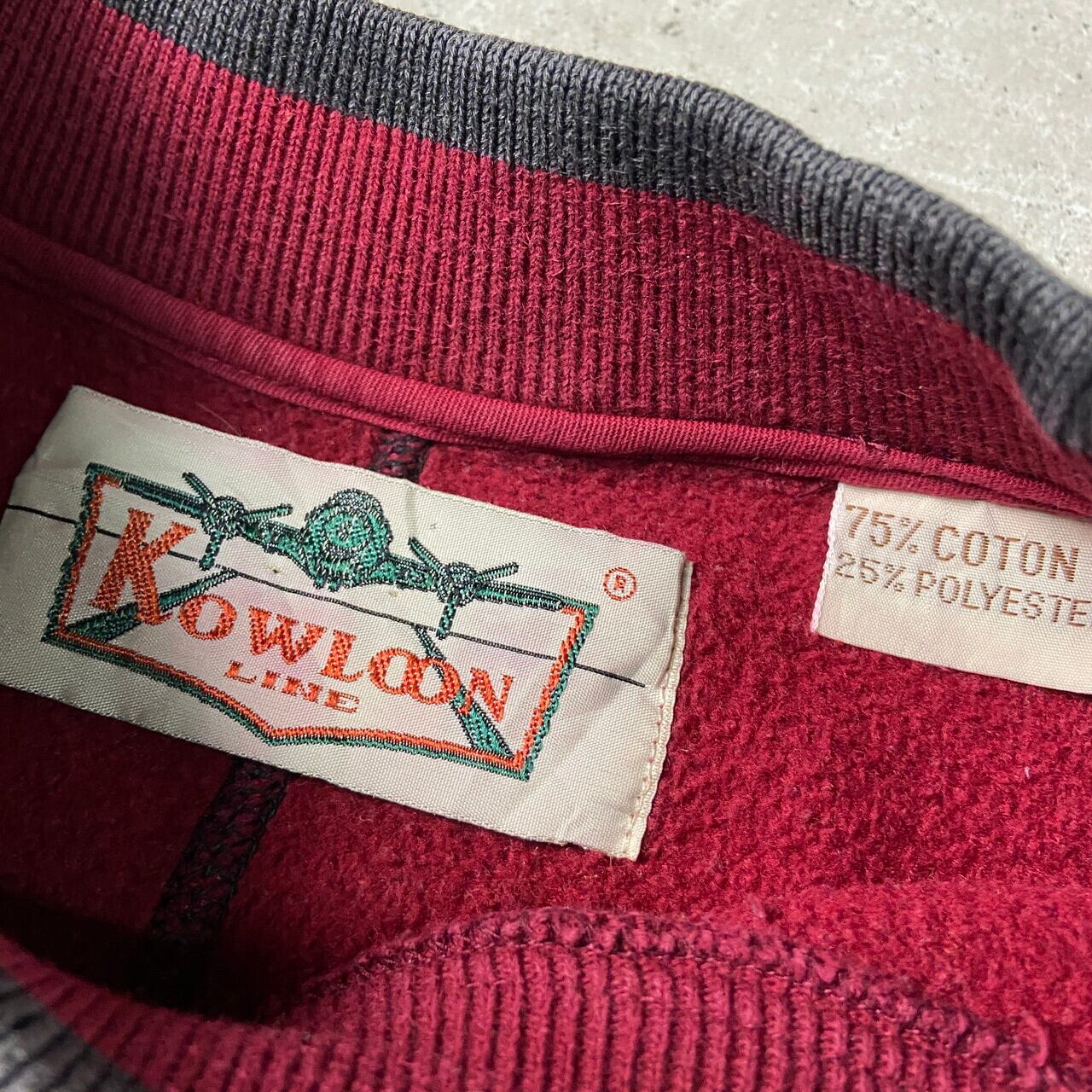 90年代 KOWLOON LINE ユーロ ペンギン アニマル プリント 刺繍 スウェットシャツ メンズ2XL相当 古着 90s ヴィンテージ ...