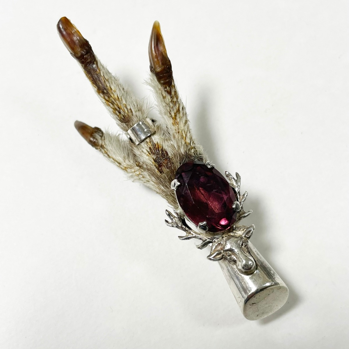 1952's Vintage Sterling Grouse Claw Brooch Made In Scotland | CORNER