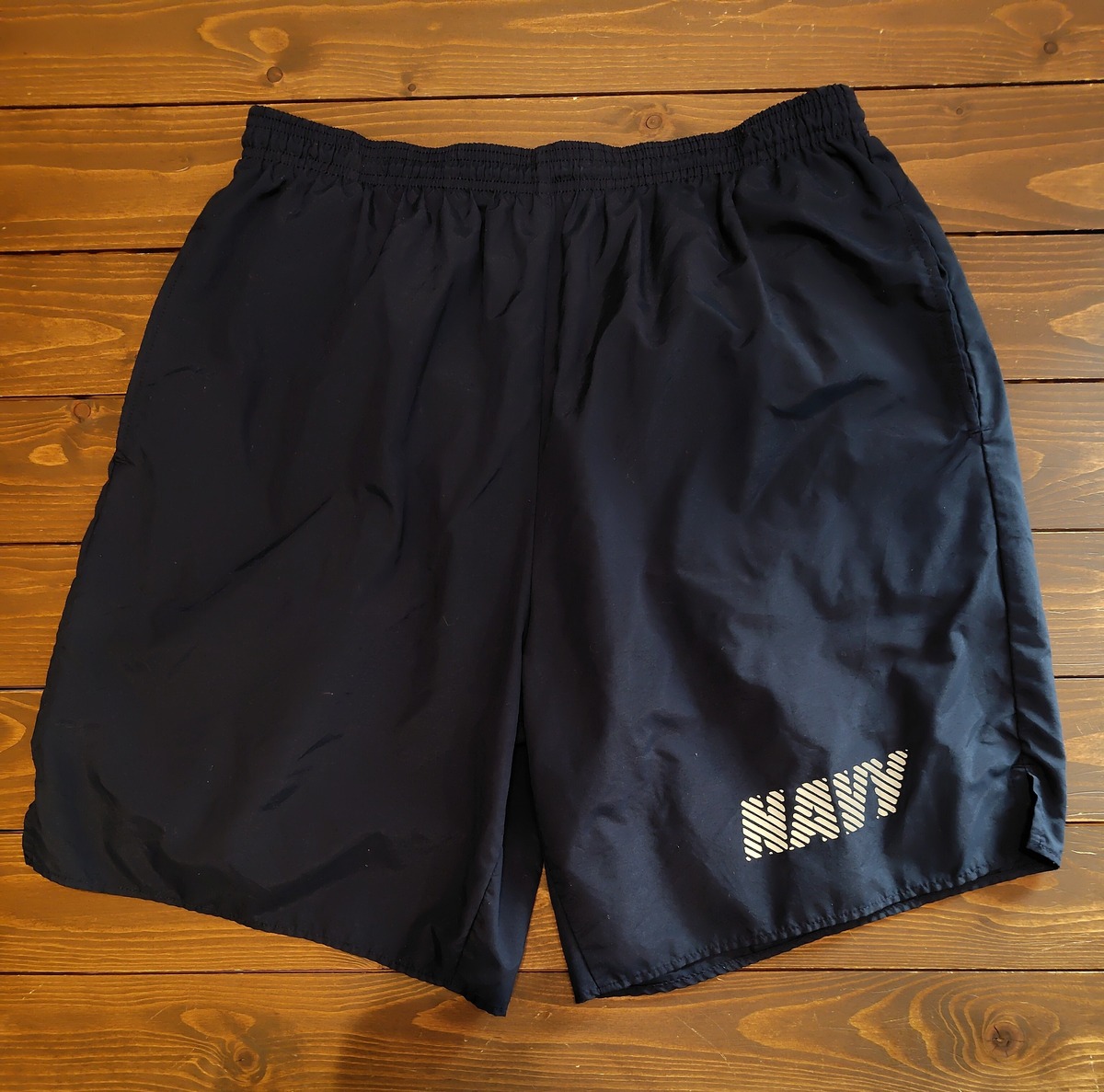 US NAVY TRUNKS NAVY PHYSICAL FITNESS UNIFORM Training Short Pants 6inch ...