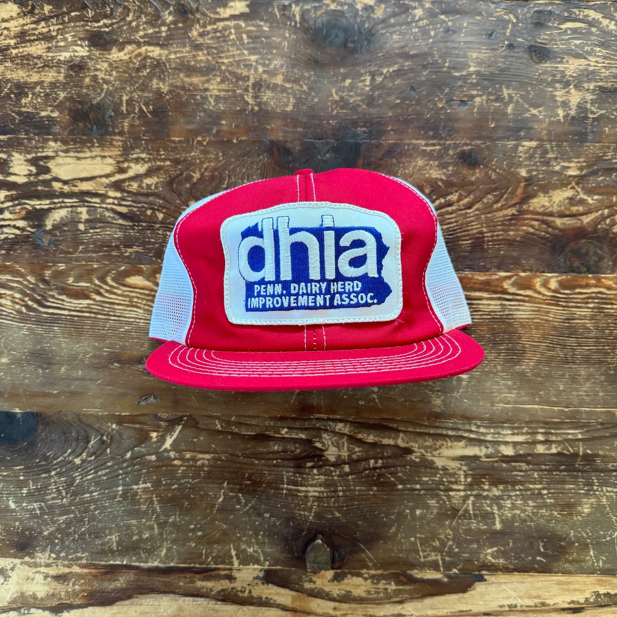 1970's Deadstock "K-Products" Mesh Trucker Hat /Red/BP | Rei-mart