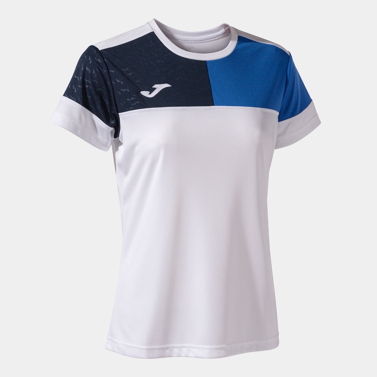 JOMA Crew V Short Sleeve T【White / Royal / Navy】 | Gie Project