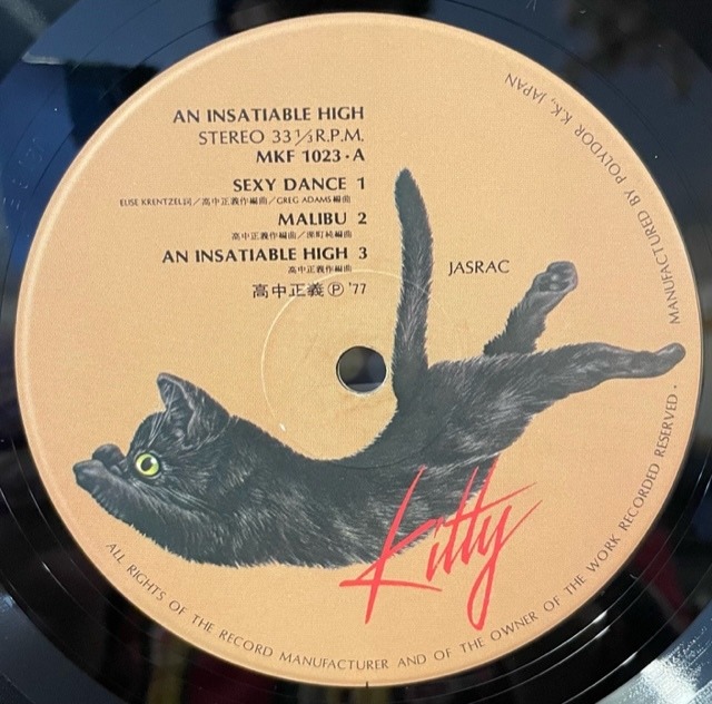 MASAYOSHI TAKANAKA "AN INSATIABLE HIGH" LP | EAD RECORD