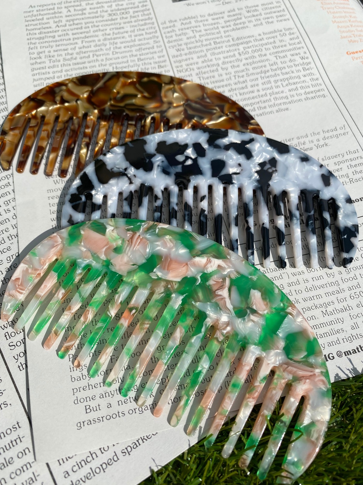 marble style comb | shyaminspiration