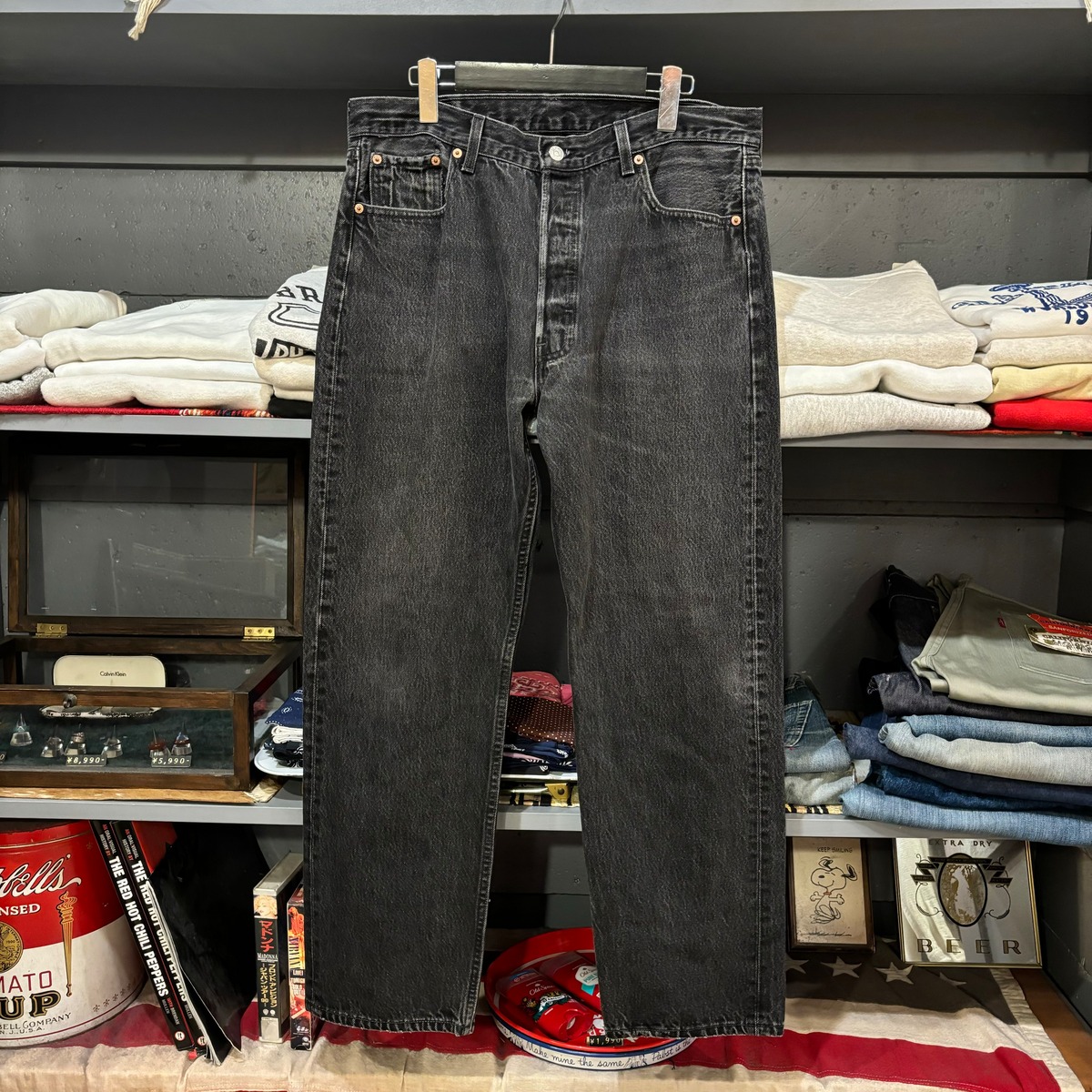 95's Levis 501 Black Denim Pants USA製 | VOSTOK