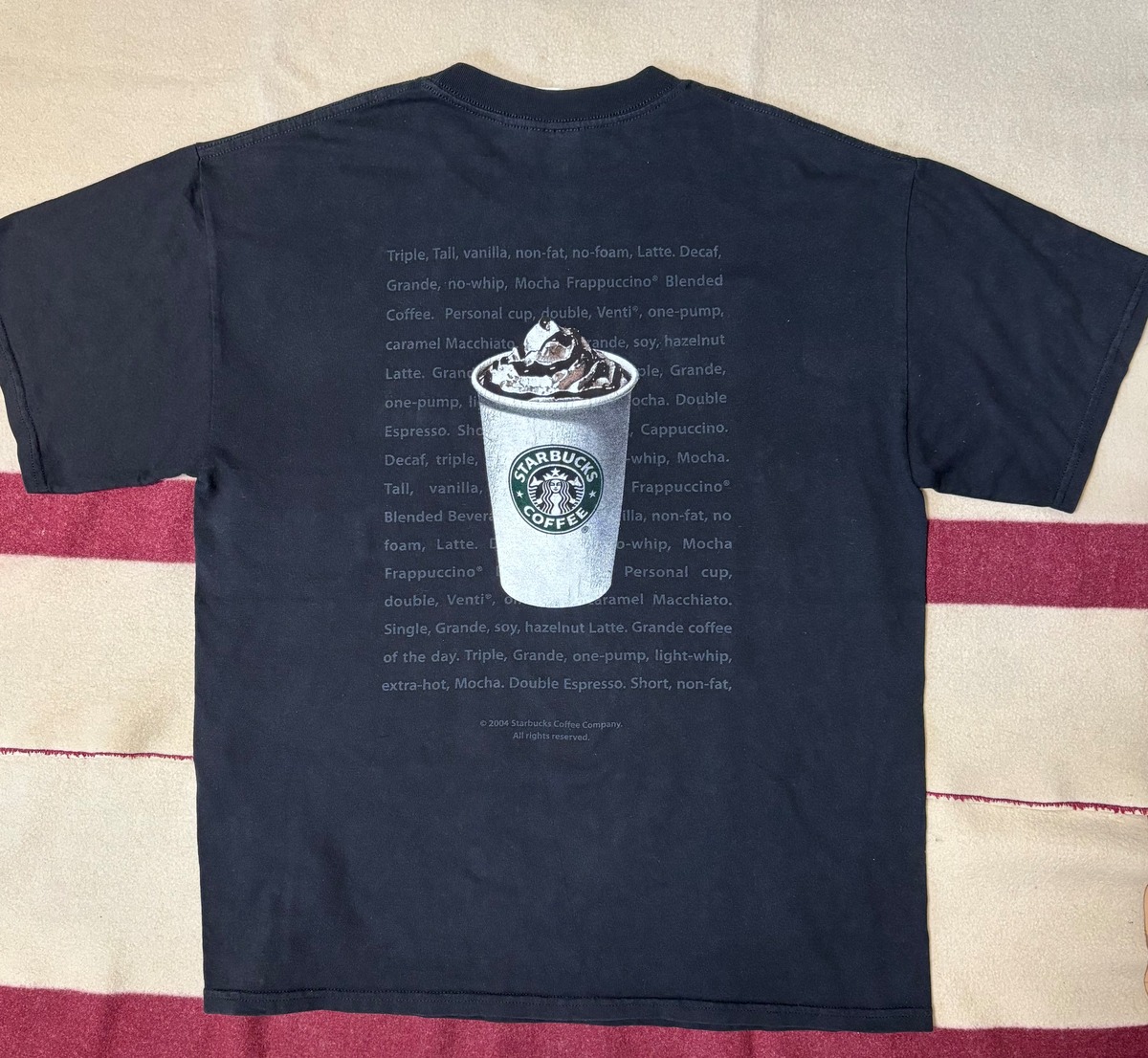 【STARBUCKS】Advertising Printed T-shirt【00s】 | 古着屋 Mt.old clothing
