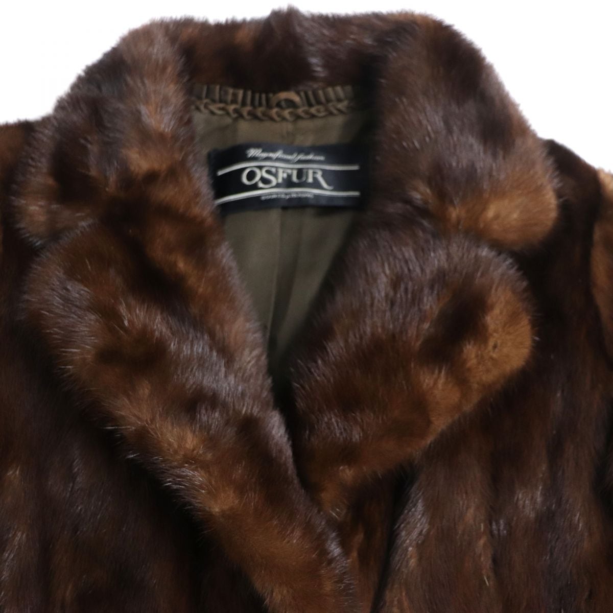 毛並み美品○MINK ミンク 逆毛 本毛皮ショートコート ジャケット