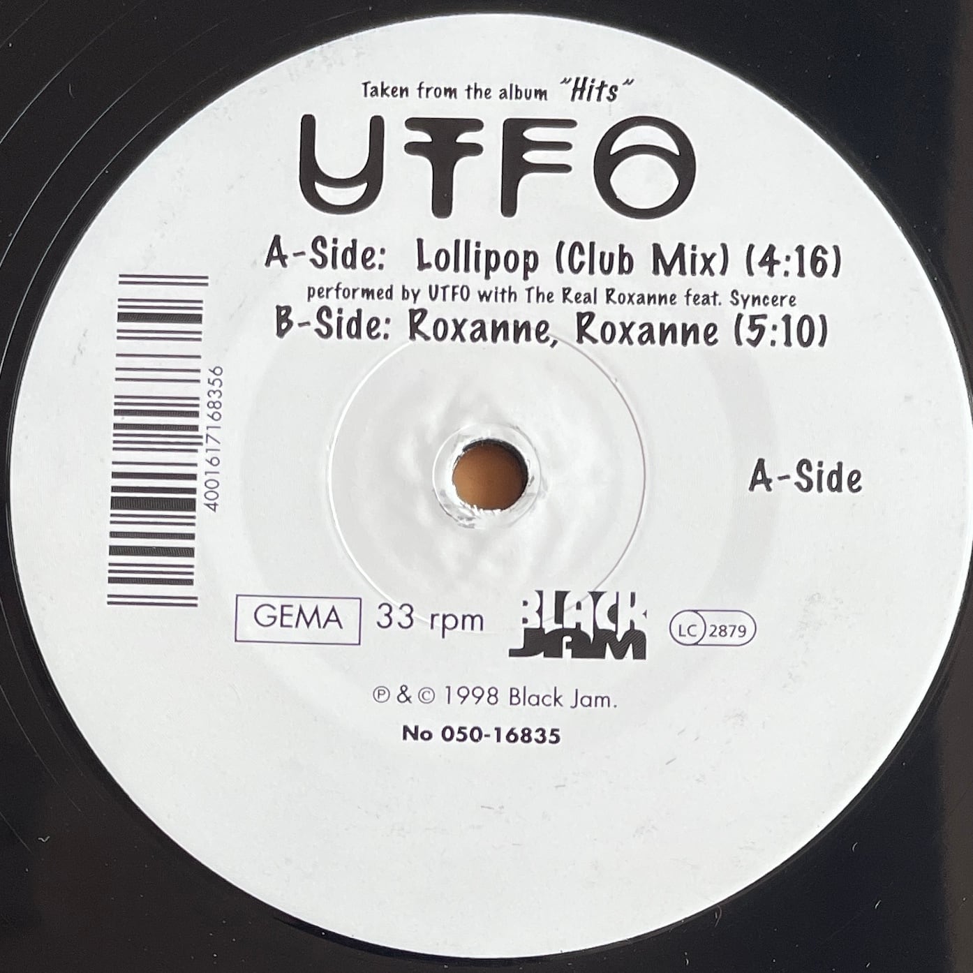 【12inch】UTFO – Lollipop / Roxanne, Roxanne | Pay ID