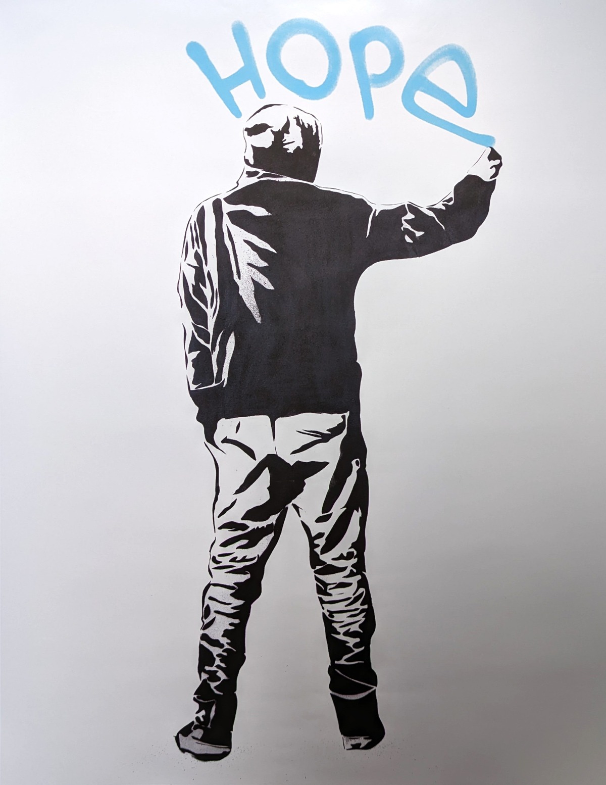 Icy & Sot 「Hope」 Icy and Sot ポスター オランダ モコ美術館 ストリートアート Moco Museum ステンシル/グラフィティアート | ピストルブックス アート ...