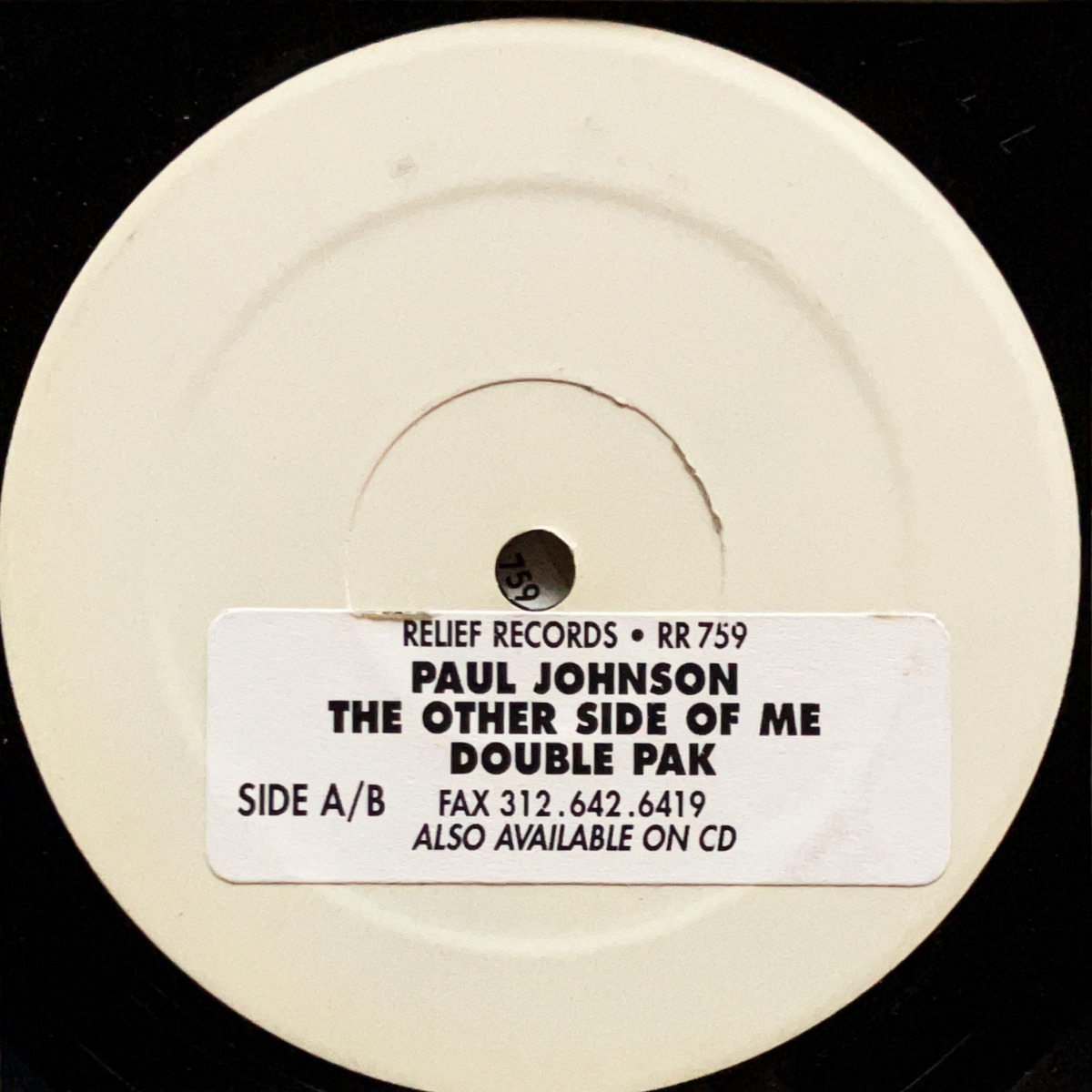 【2LP】Paul Johnson / The Other Side Of Me (Relief Records) (RR759 ...