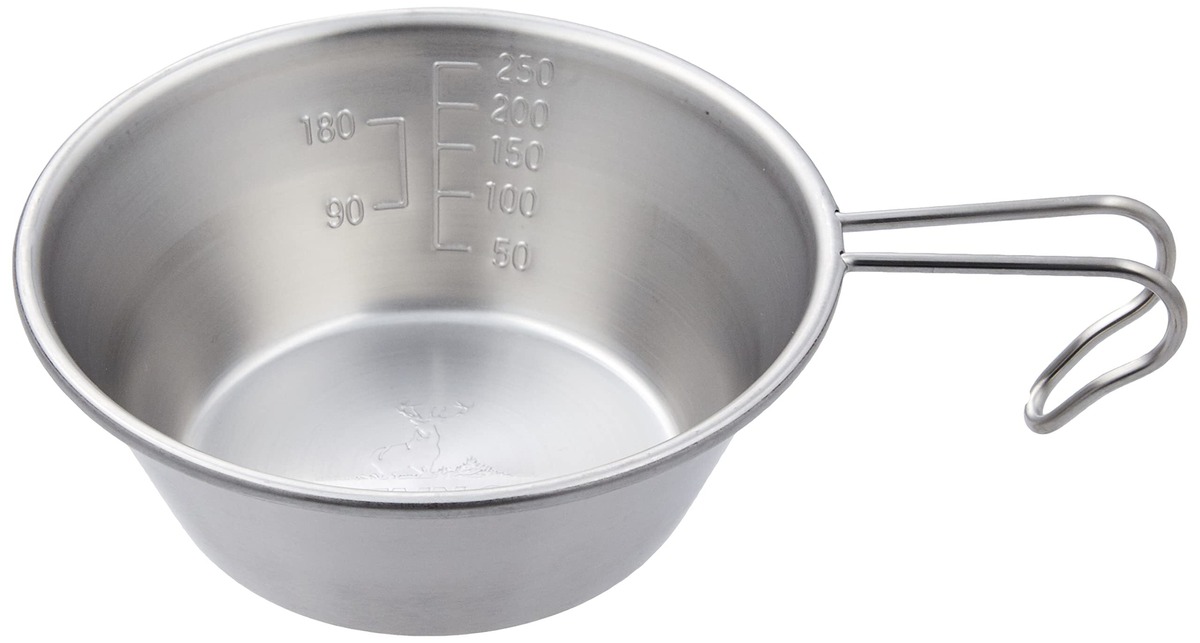 キャプテンスタッグ(CAPTAIN STAG) シェラカップ シェラカップザル ステンレス製 【210ml/320ml/500ml/630ml/900ml/1.0L】 日本製 燕三条産 ...