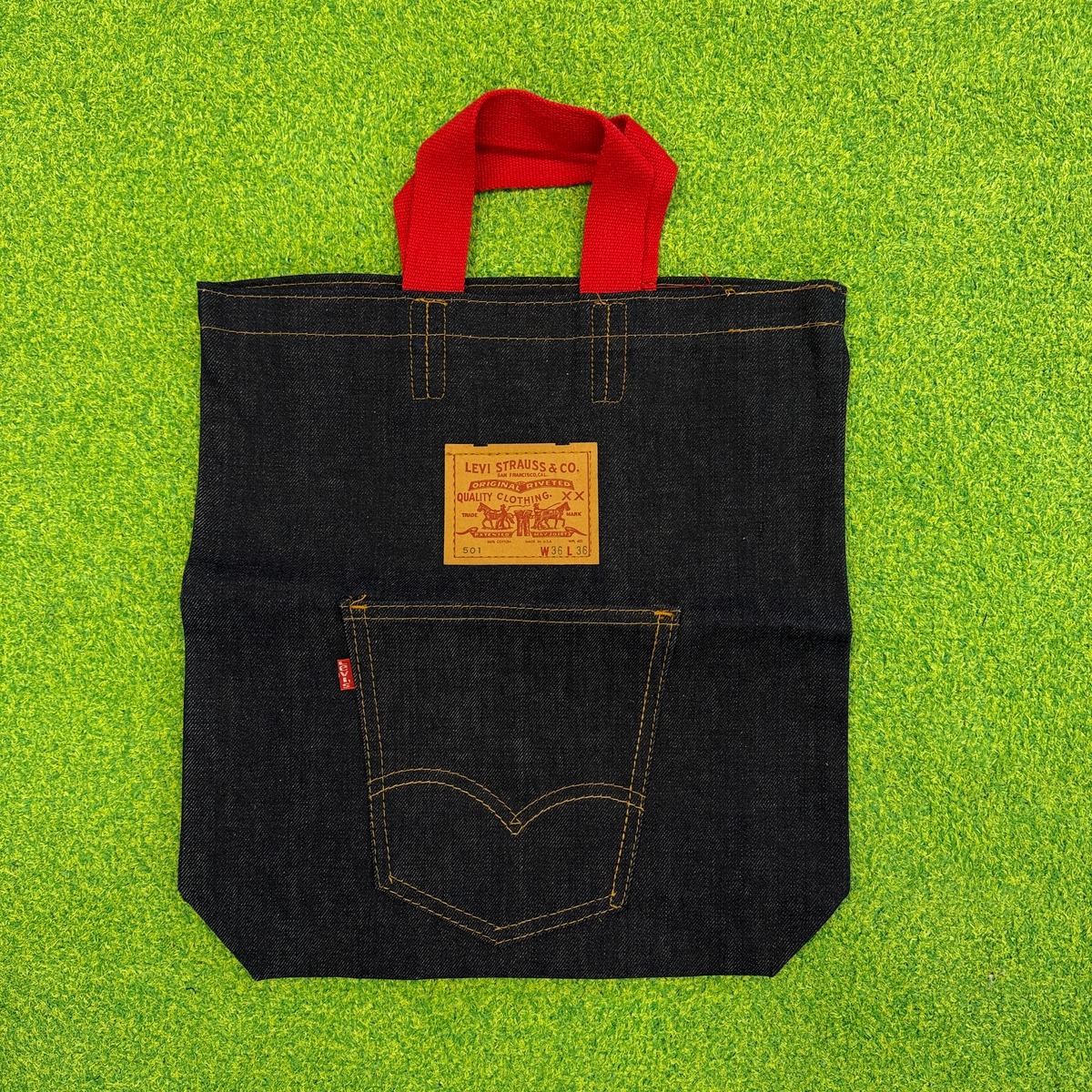 70'S LVEI'S DENIM TOTE BAG（DEAD STOCK） | VIWONE