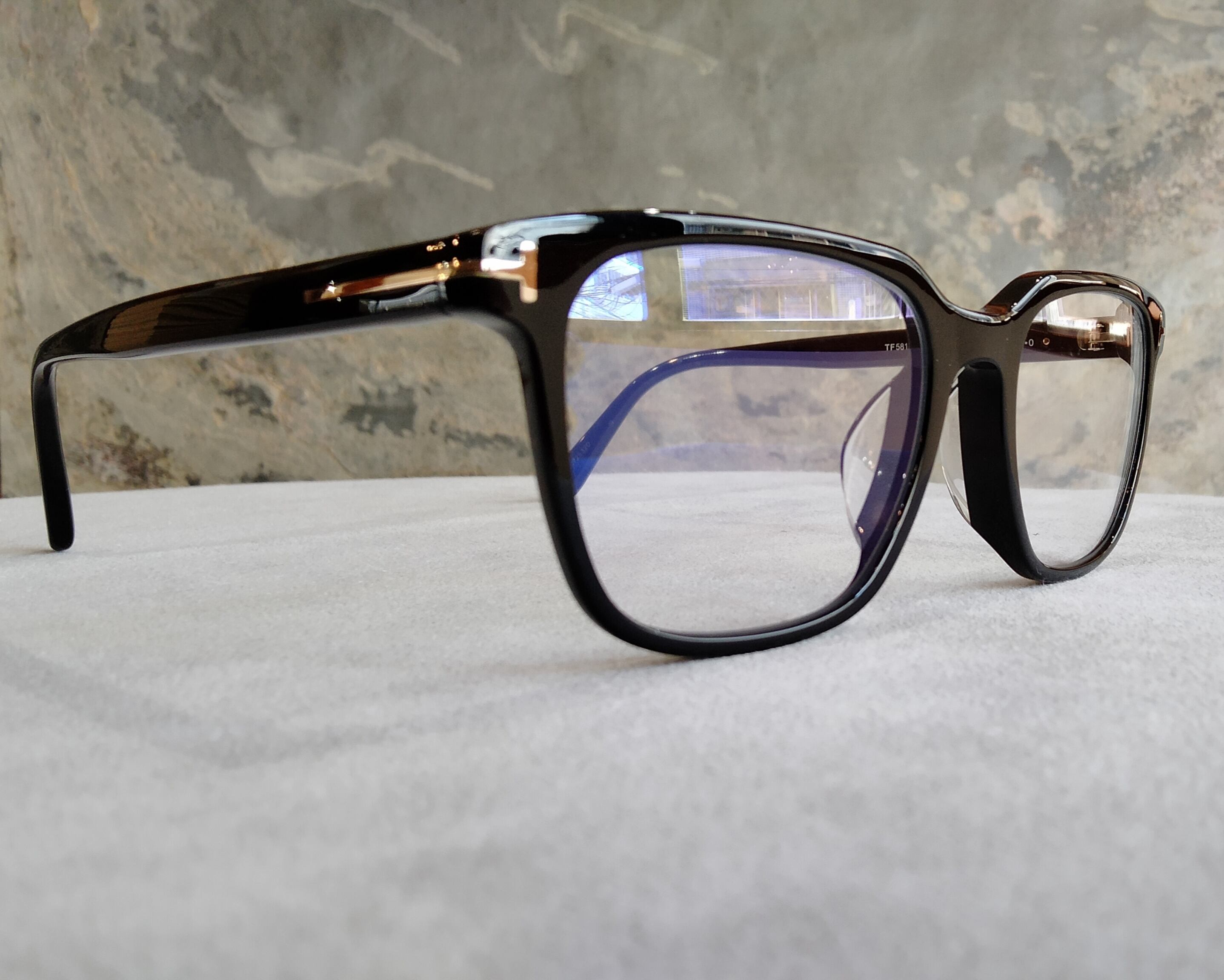 TOM FORD EYEWEAR(トムフォード)「TF5818-F-B/ECO/001」BLACK//アジアンフィット | メガネ・サングラス ...