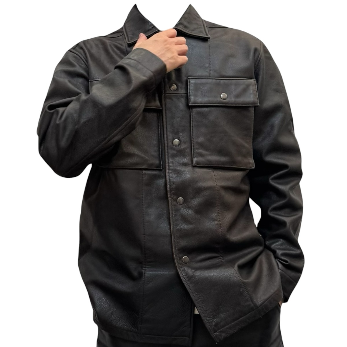 GAP leather jacket | border