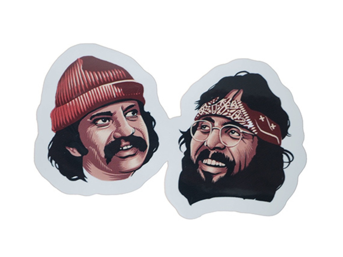 THC ステッカー CHEECH&CHONG FACE C232 | SPLIF