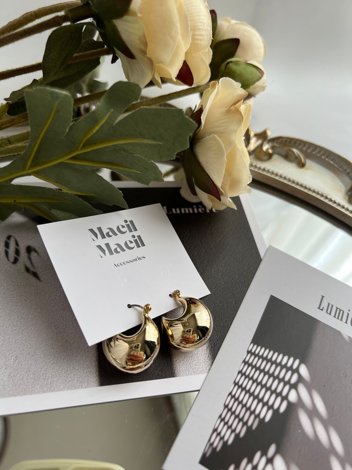 ぷっくりフープピアス | Maeil Maeil